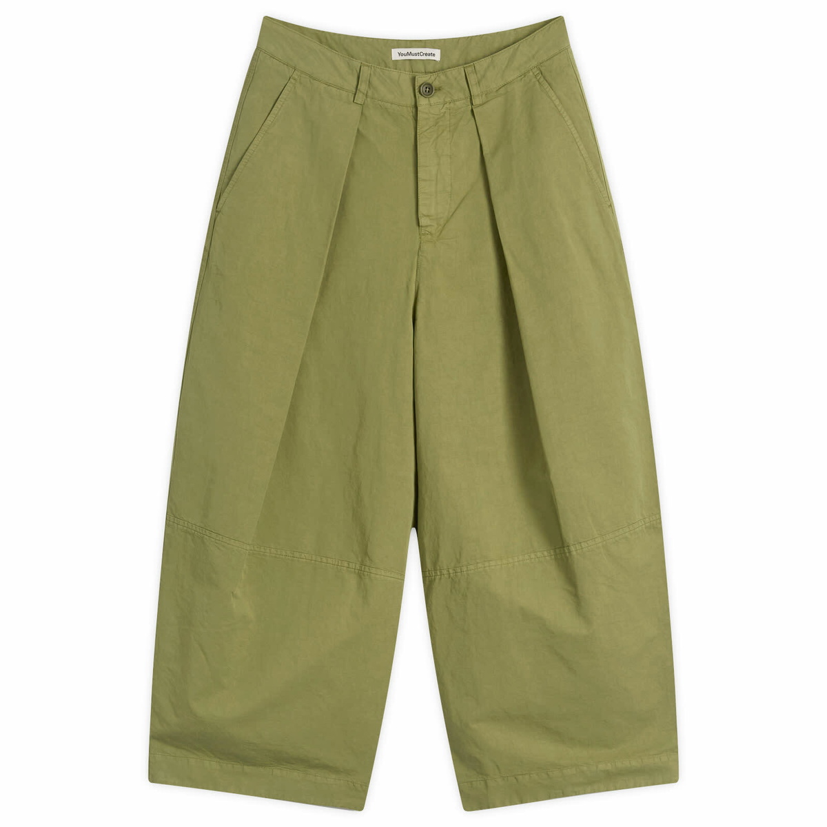 YMC Women's Deadbeat Trousers in Green YMC