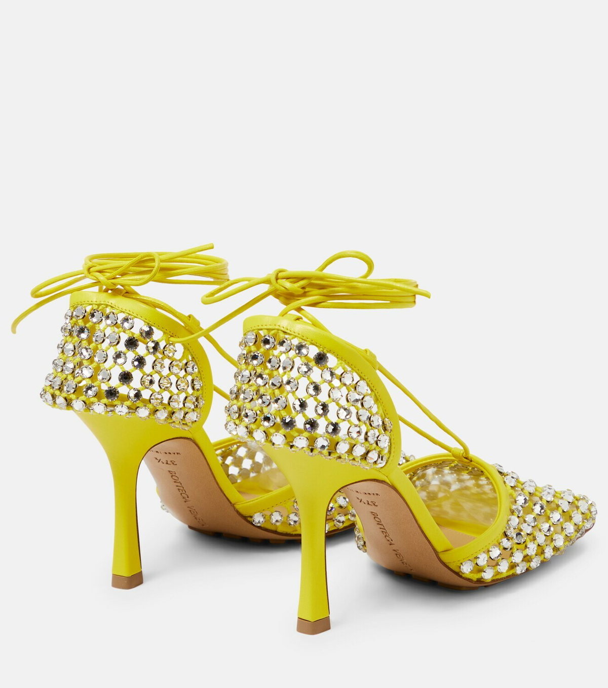 Bottega Veneta - Sparkle Stretch embellished pumps Bottega Veneta