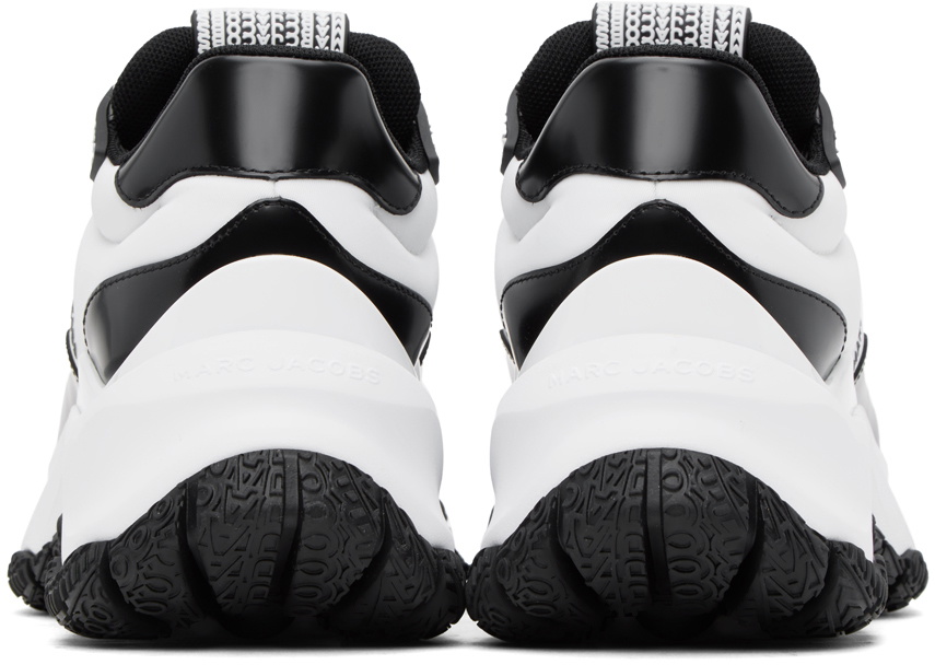 Marc Jacobs White & Black 'The Lazy Runner' Sneakers Marc Jacobs