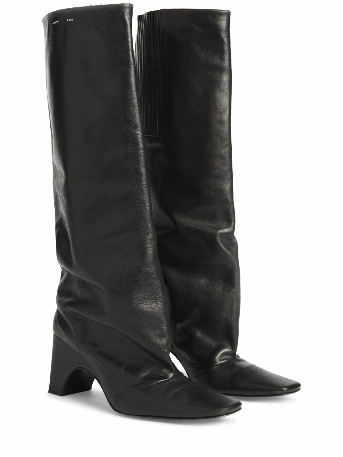 COPERNI - 85mm Bridge Leather Boots Coperni
