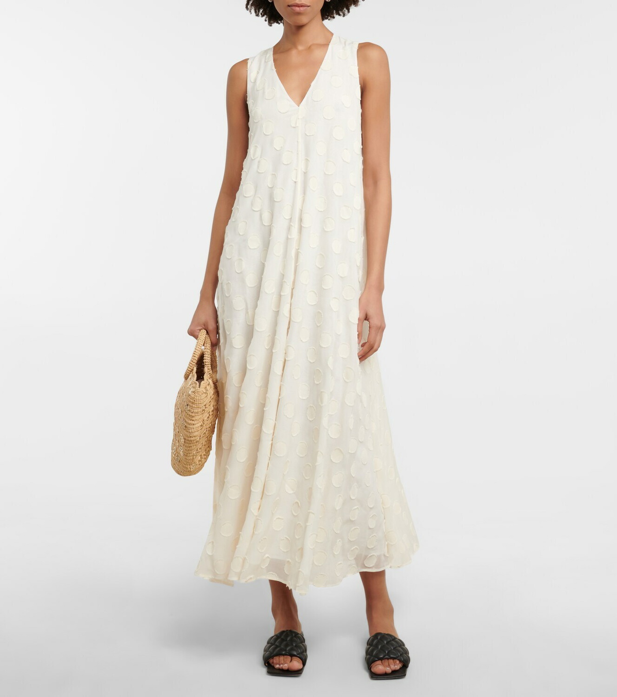 Eres - Equinoxe silk and cotton maxi dress ERES