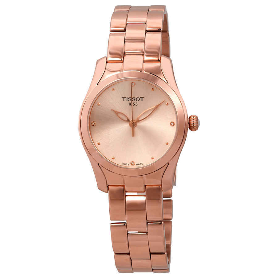 Tissot T-Wave Rose Diamond Dial Ladies Watch T112.210.33.456.00 Tissot