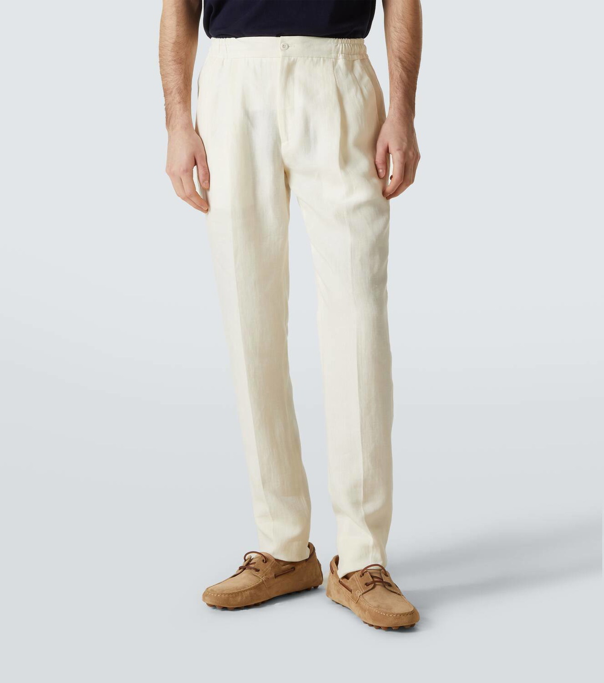 Rubinacci Linen tapered pants Rubinacci
