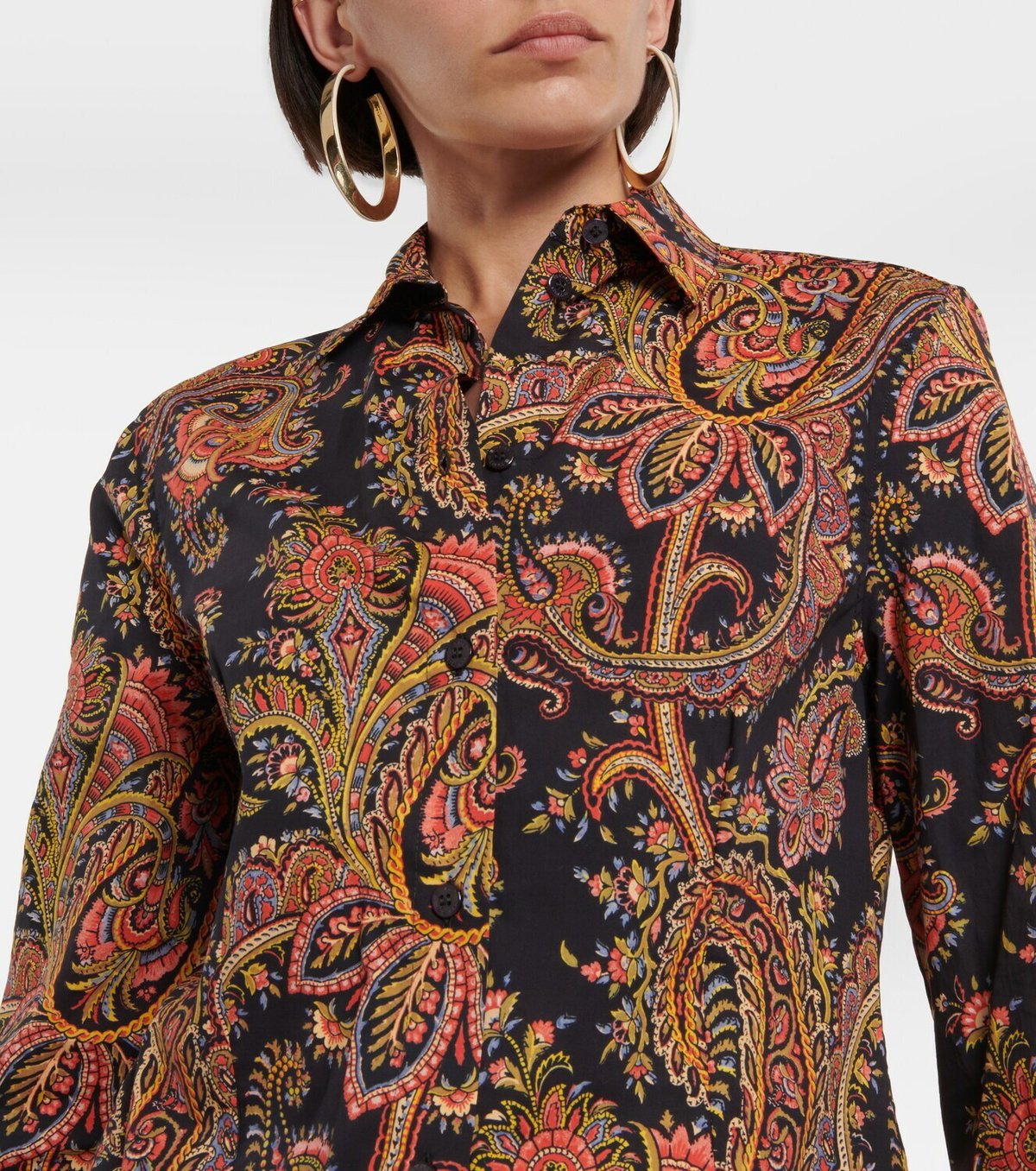 Etro Paisley cotton-blend shirt Etro