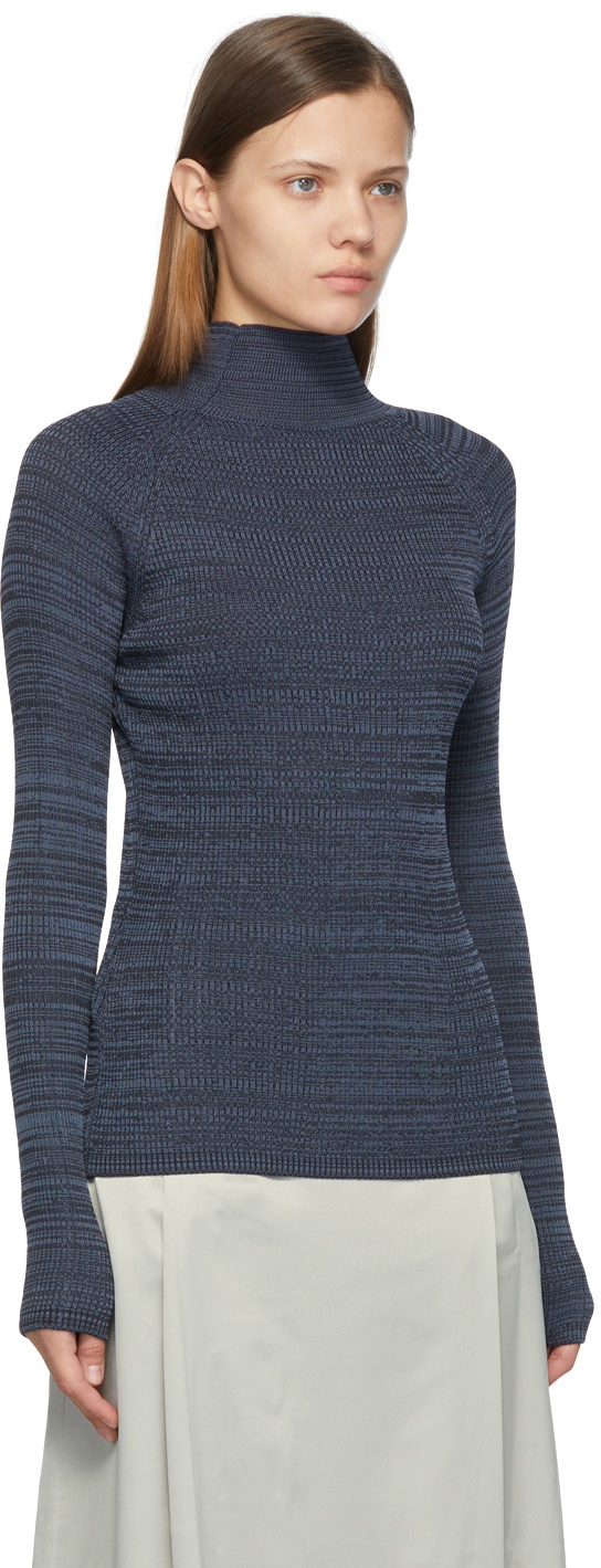 LOW CLASSIC Ribbed Rayon Turtleneck Low Classic