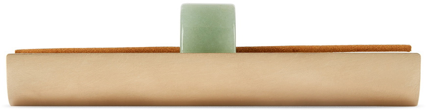 Cinnamon Projects Circa Mineral Aventurine Incense Burner