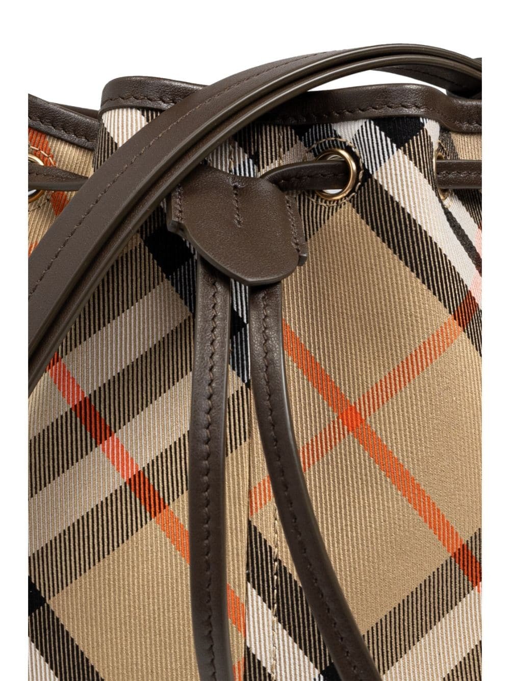 BURBERRY - Check Mini Bucket Bag Burberry