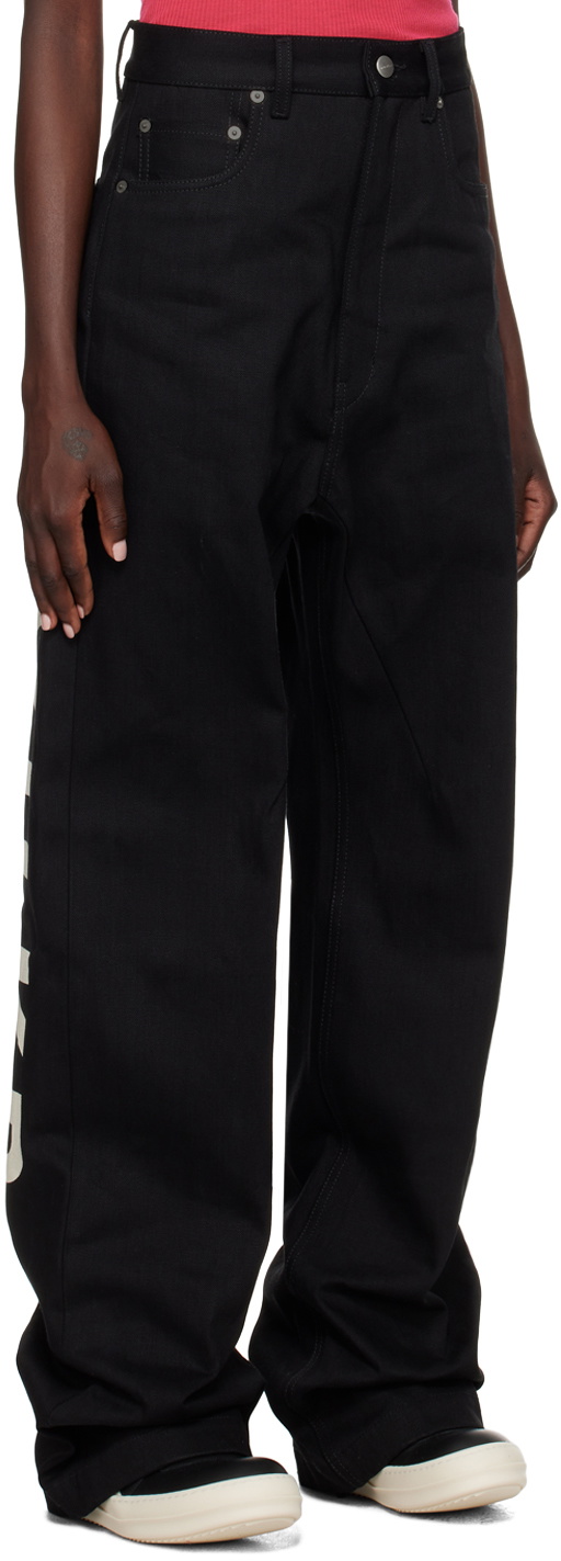 Rick Owens SSENSE Exclusive Black KEMBRA PFAHLER Edition Geth Jeans ...