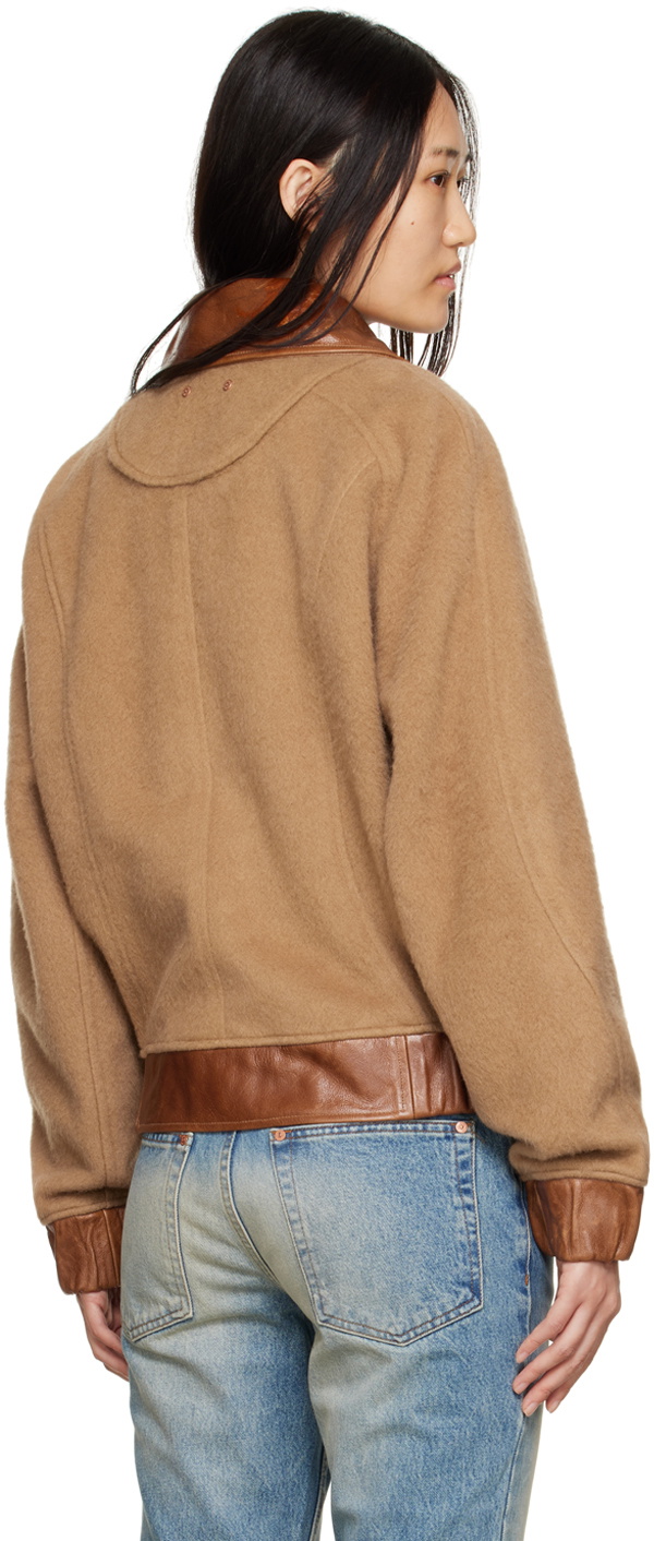 Andersson Bell Beige Brushed Bomber Andersson Bell