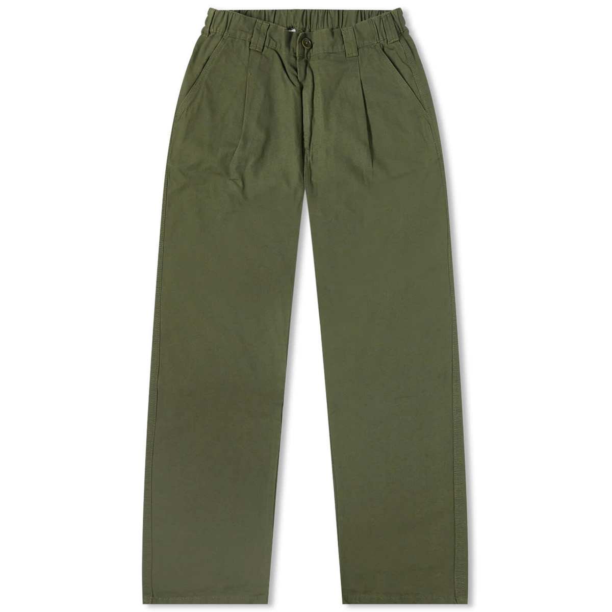 Service Works Men's Pleated Waiter Pants in Olive Service Works