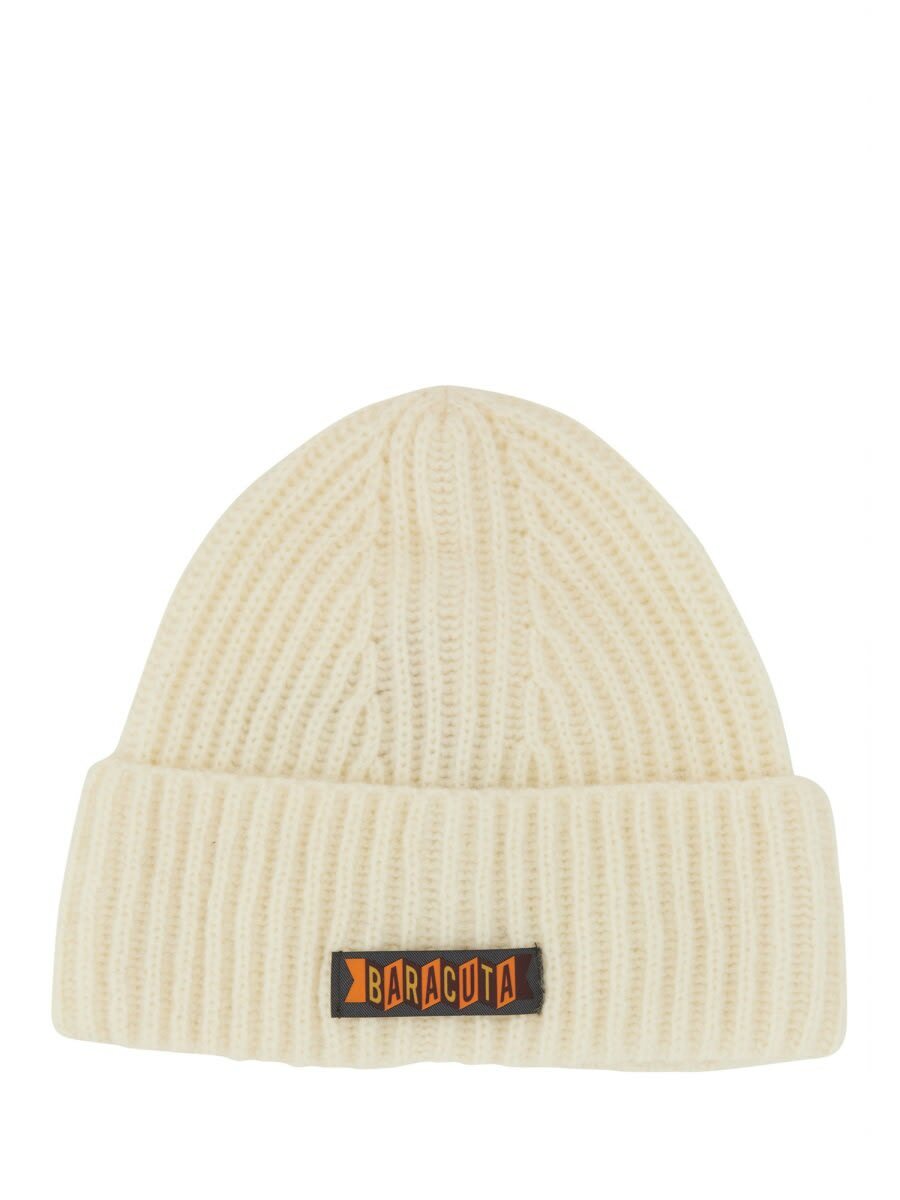 Baracuta Beanie Hat With Logo Patch Baracuta