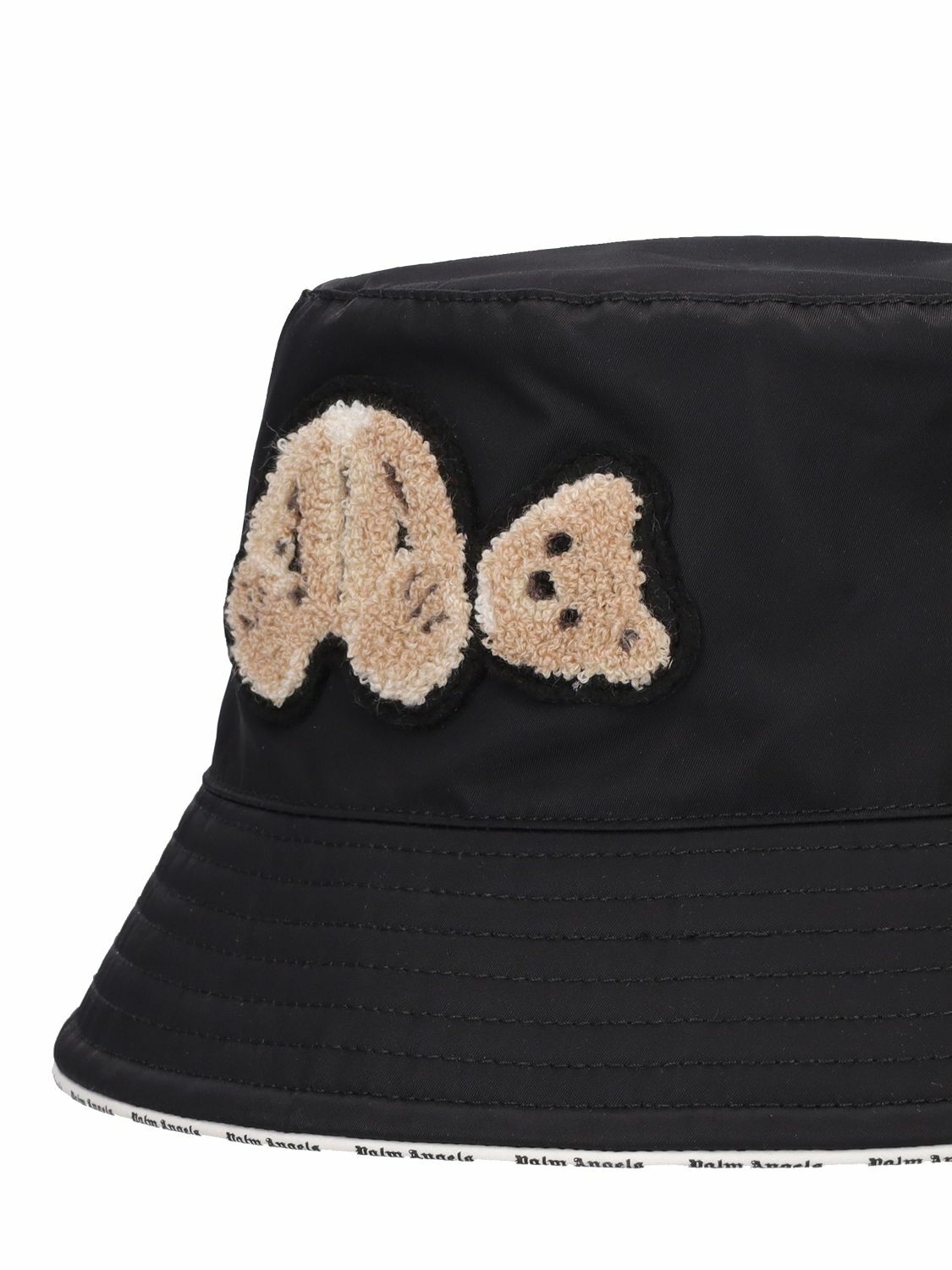 PALM ANGELS Bear Cotton Bucket Hat Palm Angels