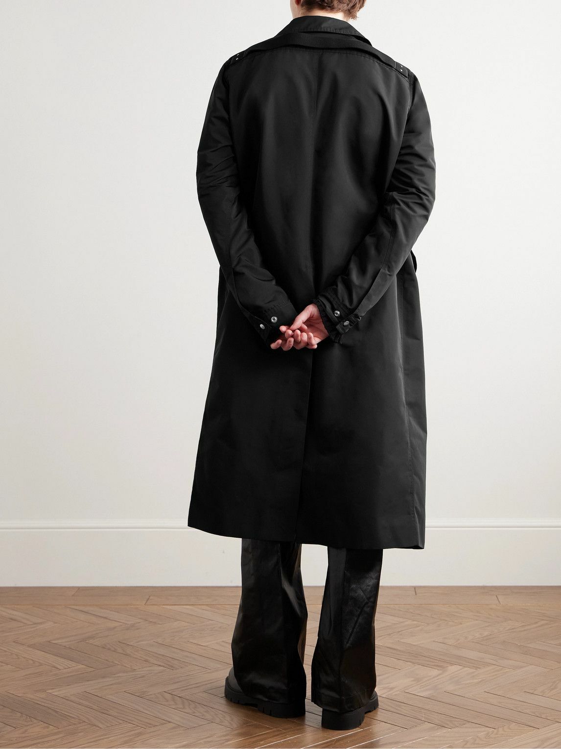 Rick Owens - Brad Shell Coat - Black Rick Owens