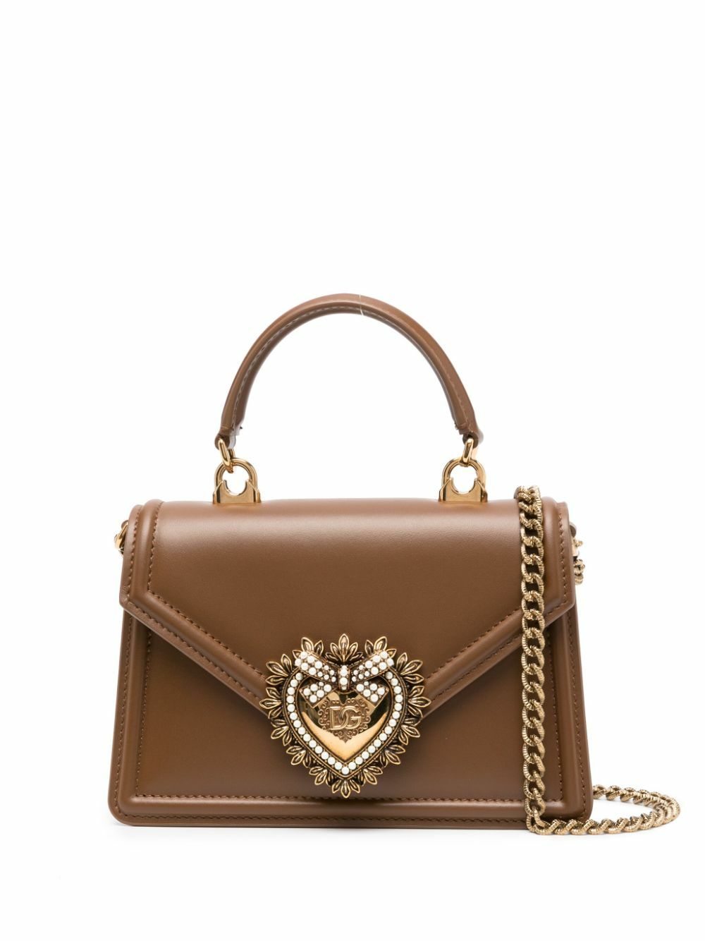 DOLCE & GABBANA - Devotion Small Leather Handbag Dolce & Gabbana