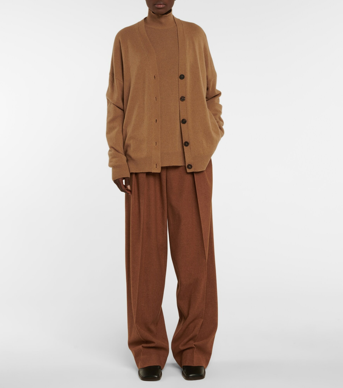 The Row - Dohan cashmere mockneck sweater The Row