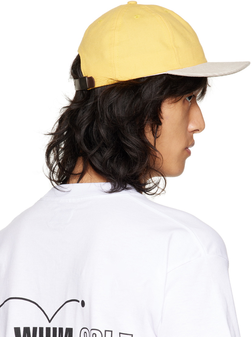 Whim Golf Yellow Corduroy Brim Cap