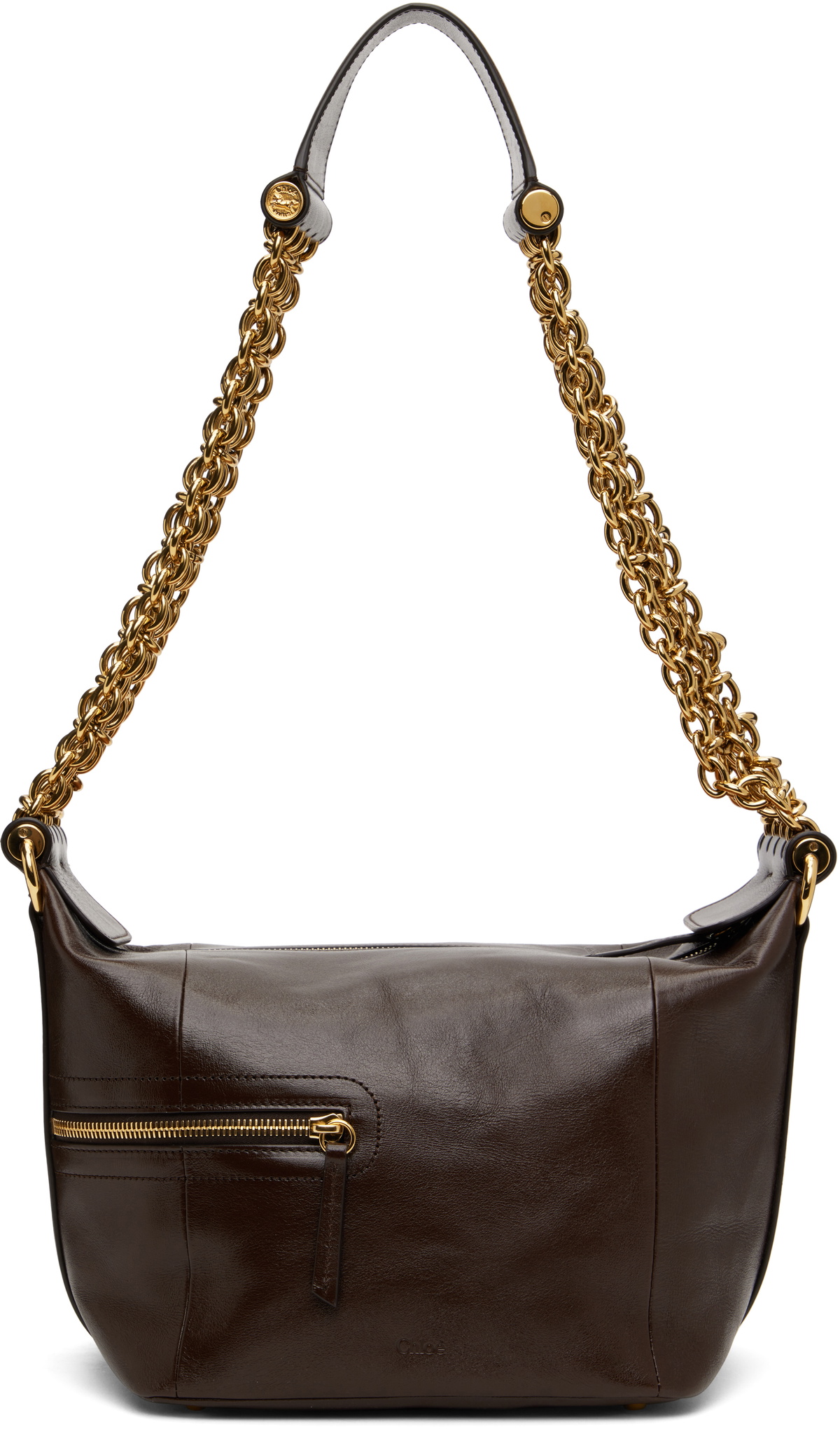 Chloé Brown Camera Chain Bag Chloe
