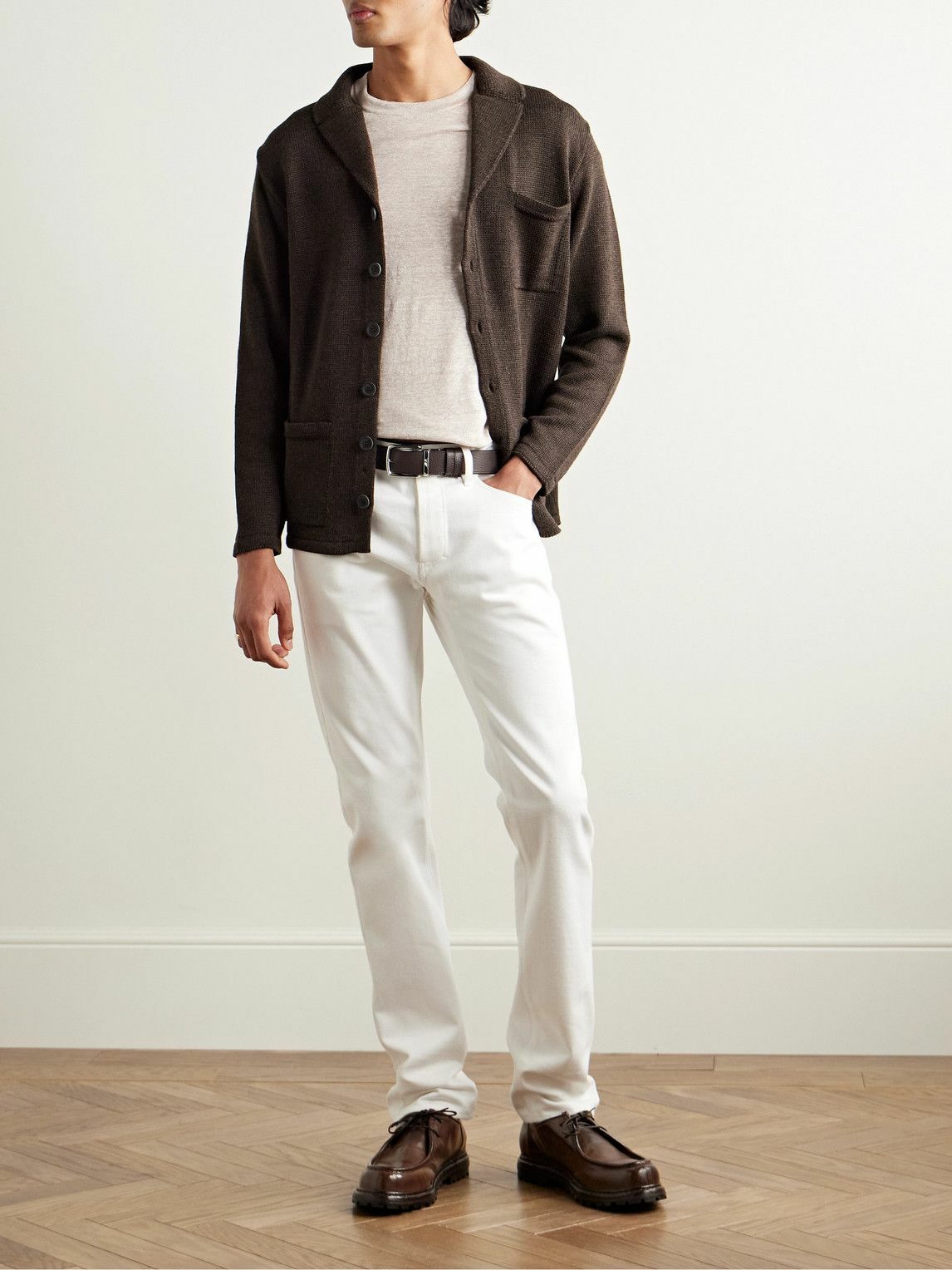 Inis Meáin - Pub Jacket Alpaca, Merino Wool, Cashmere and Silk-Blend ...