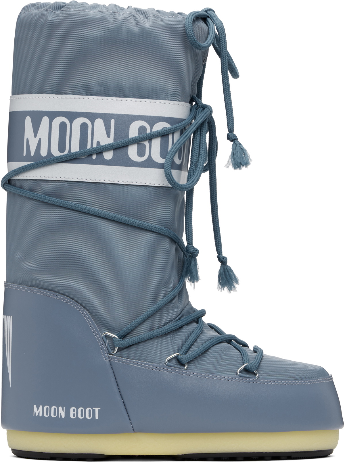 Moon Boot Blue Icon Nylon Boots Moon Boot