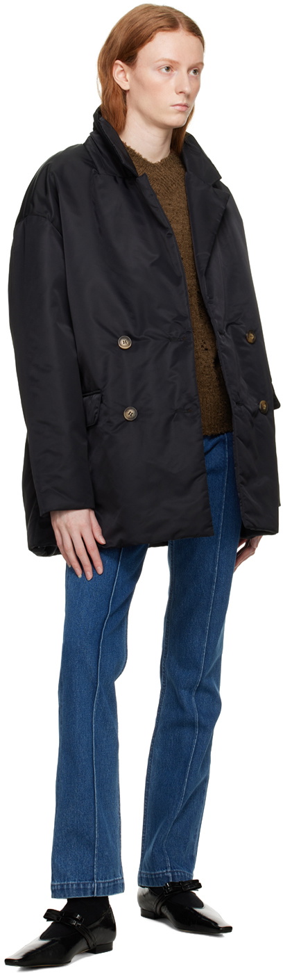 Loulou Studio Black Solan Jacket Loulou Studio