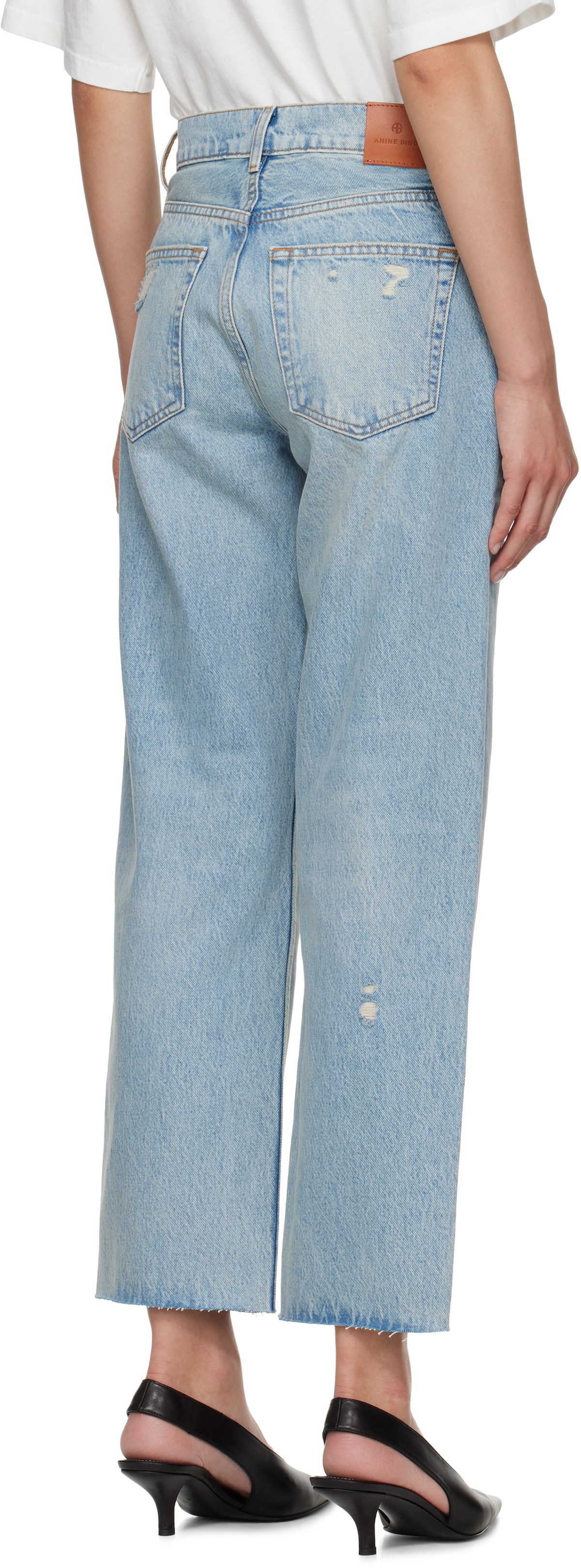 ANINE BING Blue Gavin Jeans ANINE BING