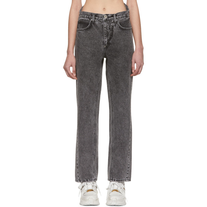 Pushbutton Black Bustier Jeans Pushbutton