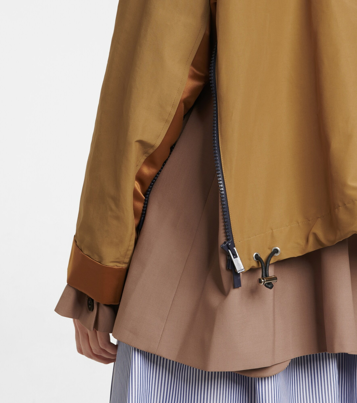 Sacai - Satin-trimmed jacket Sacai