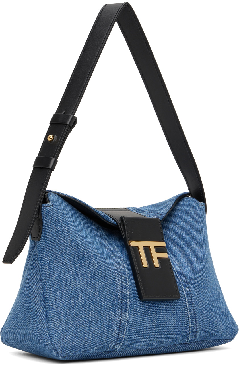 TOM FORD Blue Mini 'TF' Bag TOM FORD