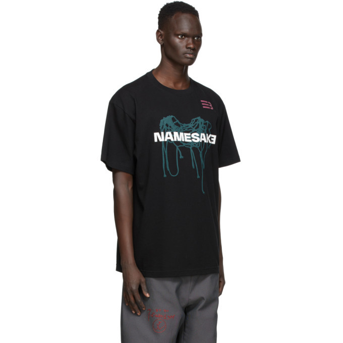 NAMESAKE Black Net T-Shirt NAMESAKE