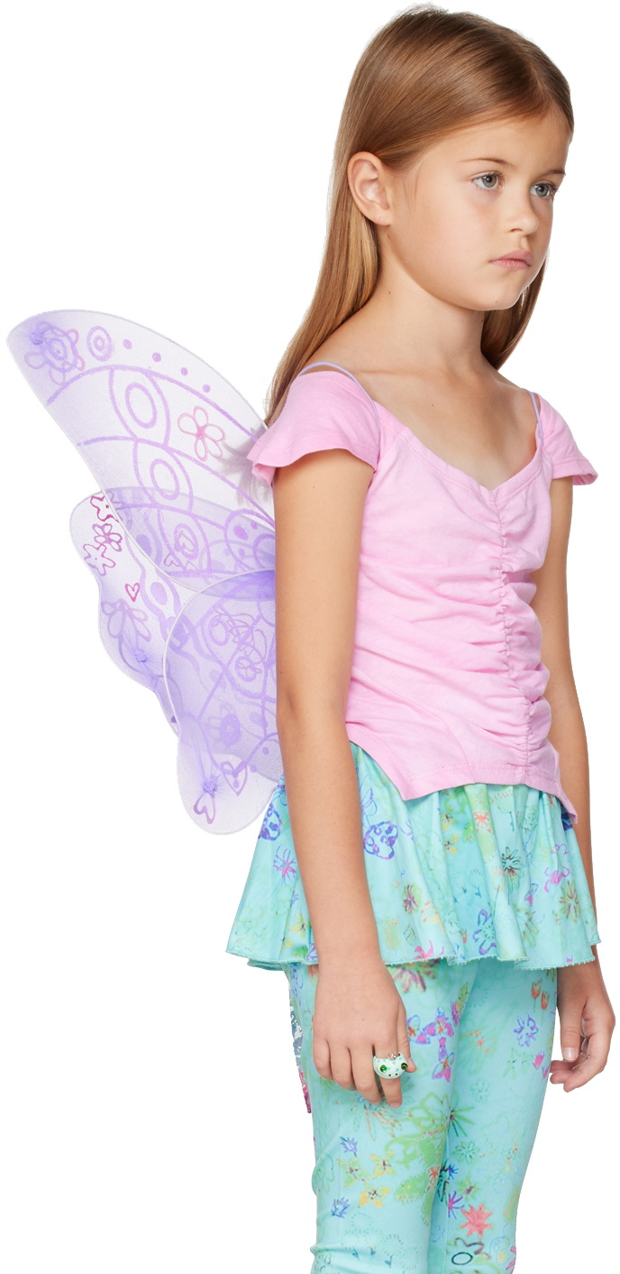 Collina Strada SSENSE Exclusive Kids Purple Fairy Wings Collina Strada