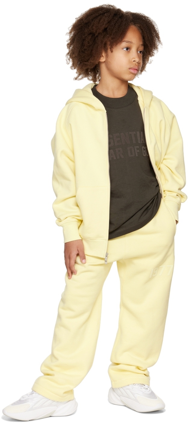 Essentials Kids Yellow '1977' Relaxed Lounge Pants Essentials