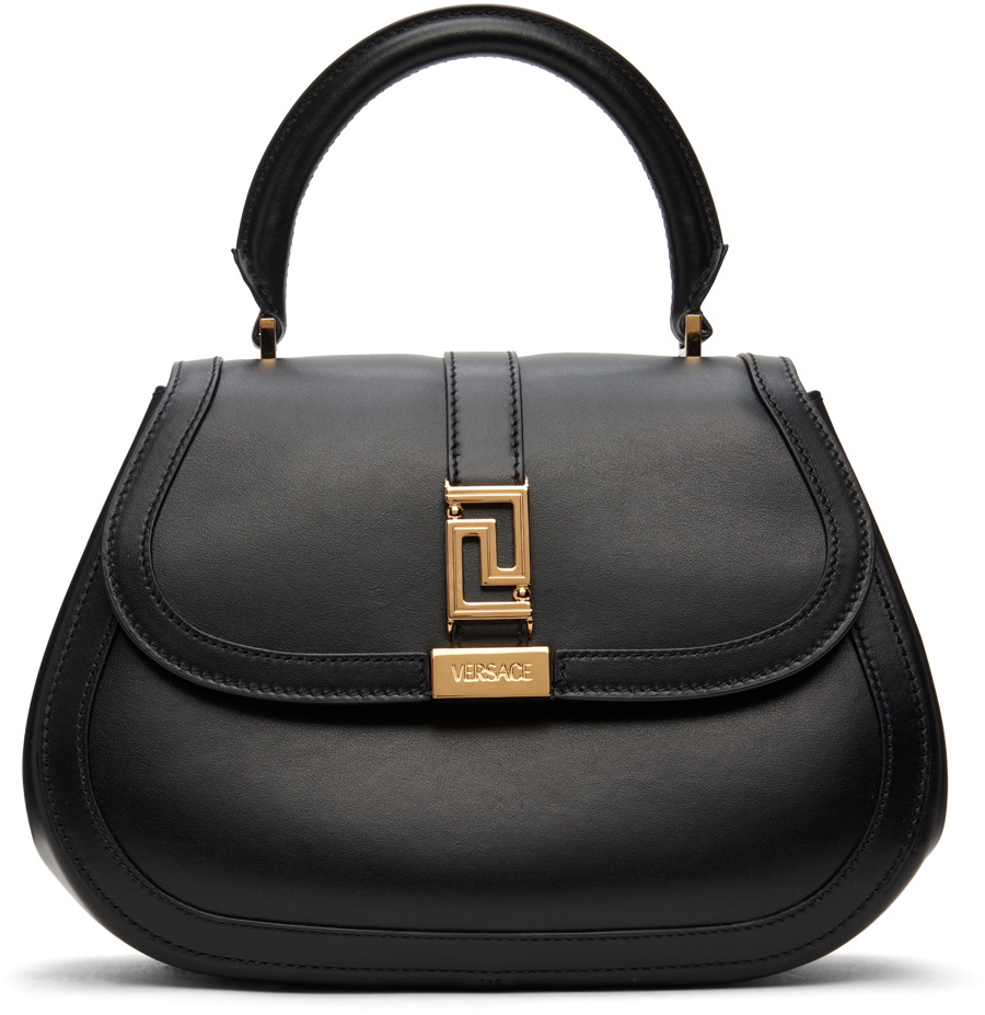 Versace Black Greca Goddess Bag Versace