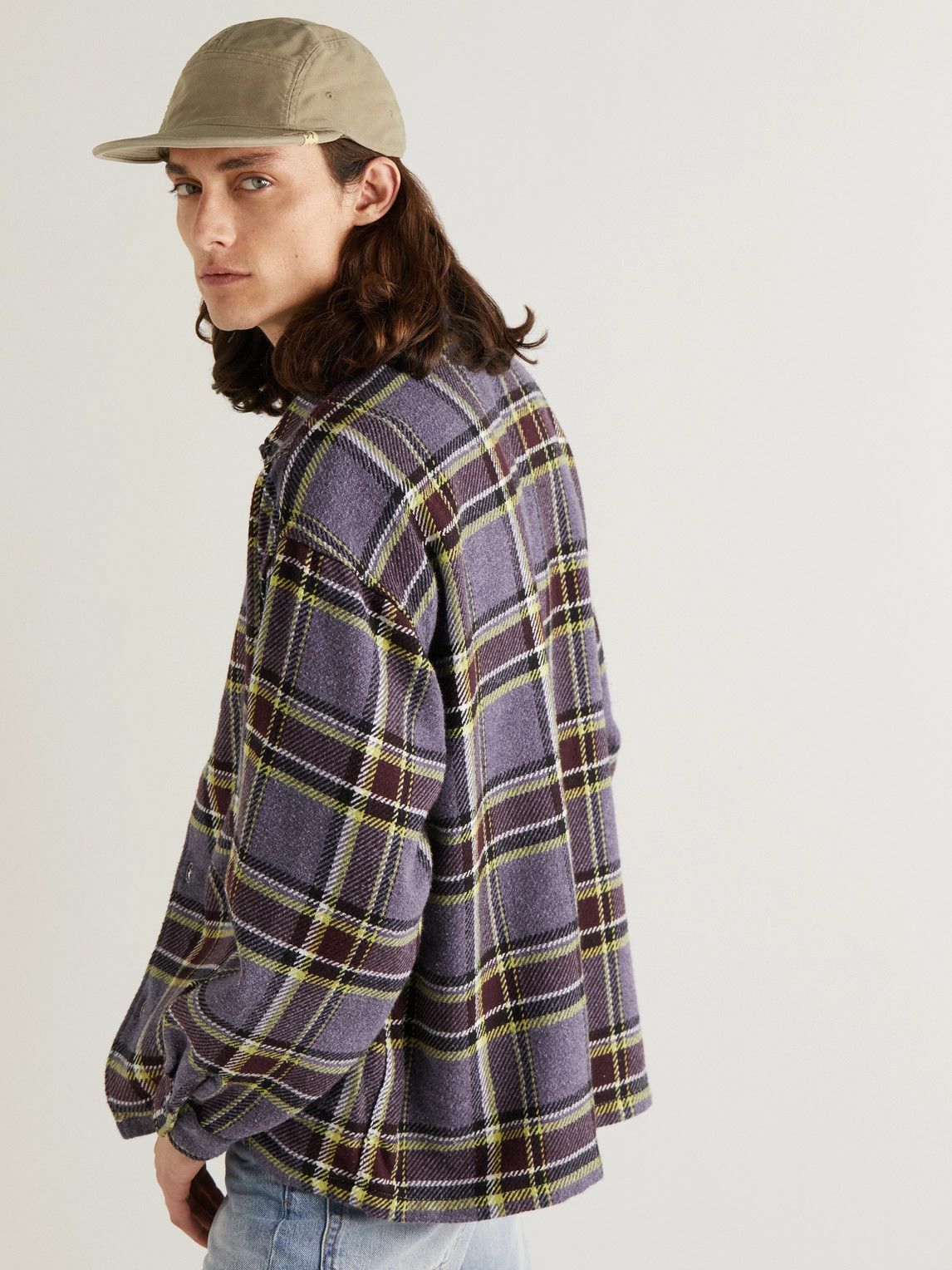Visvim - Leather-Trimmed Cotton Baseball Cap Visvim