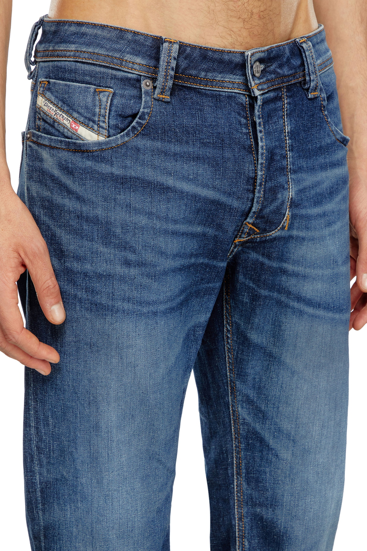 Diesel Regular Jeans - 1985 Larkee - Jeans Mens in Blue Diesel