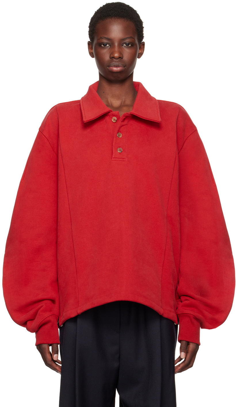 Recto Red Dashing Color Polo Recto