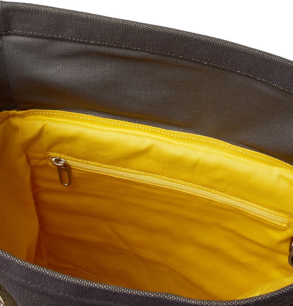 Brooks England - Rivington Felt and Canvas Backpack - Green Brooks England