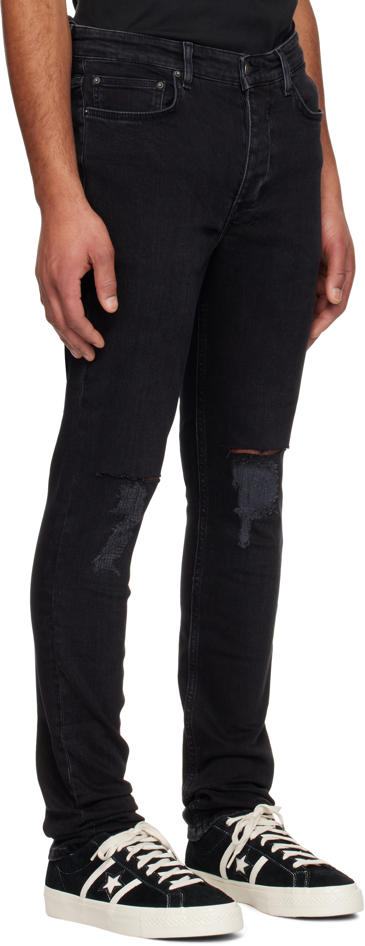 Ksubi Black Chitch Krow Krushed Jeans Ksubi