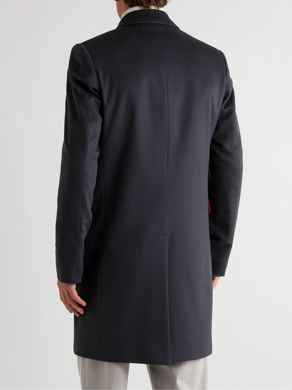 Paul Smith - Epsom Wool and Cashmere-Blend Felt Overcoat - Blue Paul Smith