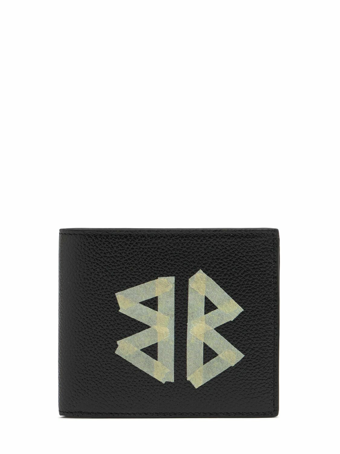 BALENCIAGA Tape Type Leather Bi-fold Wallet Balenciaga