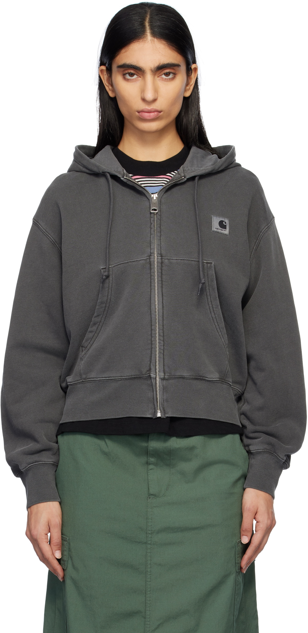 Carhartt Work In Progress Gray Nelson Hoodie Carhartt WIP