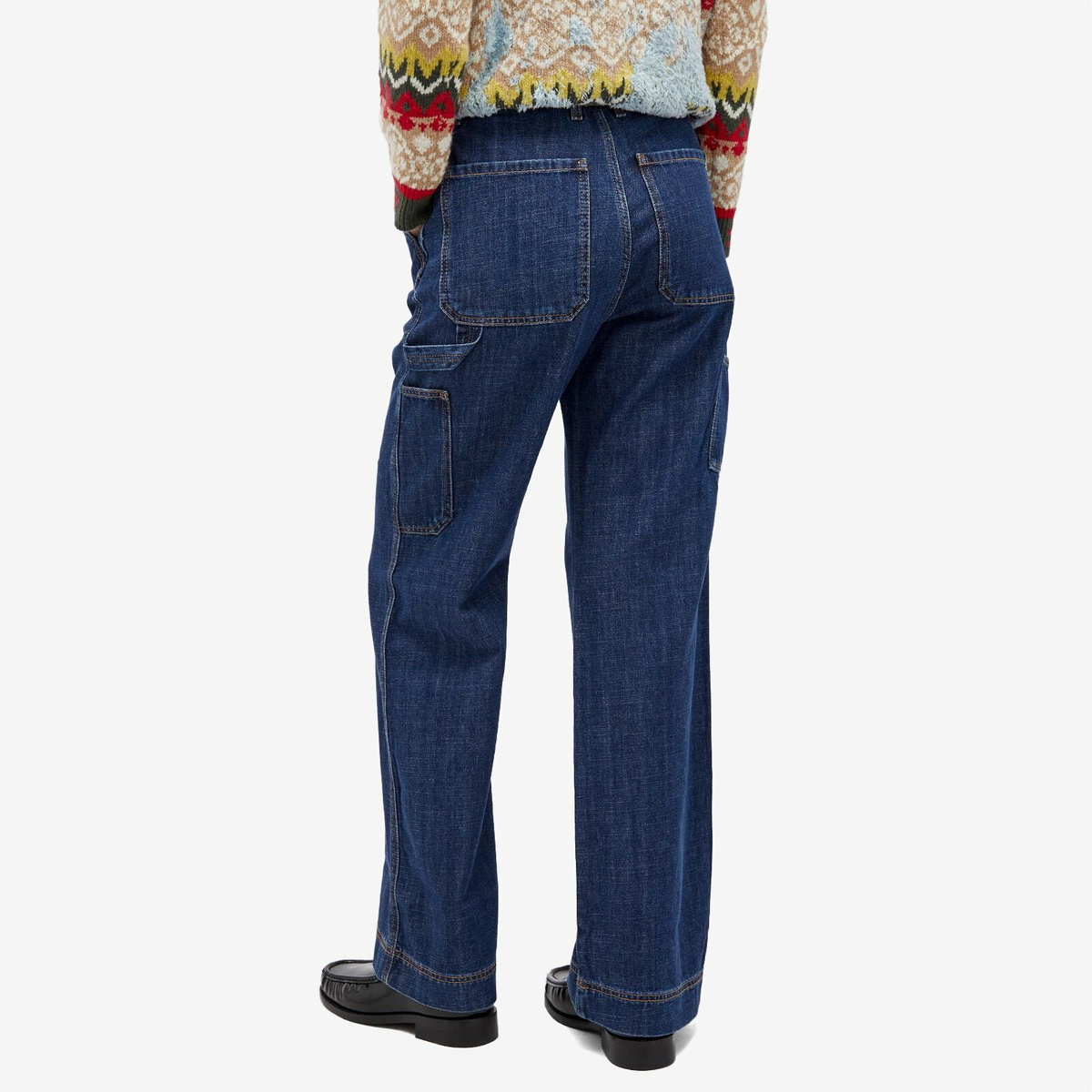 Weekend by Max Mara Women's Straight Leg Jeans in Navy Weekend Max Mara