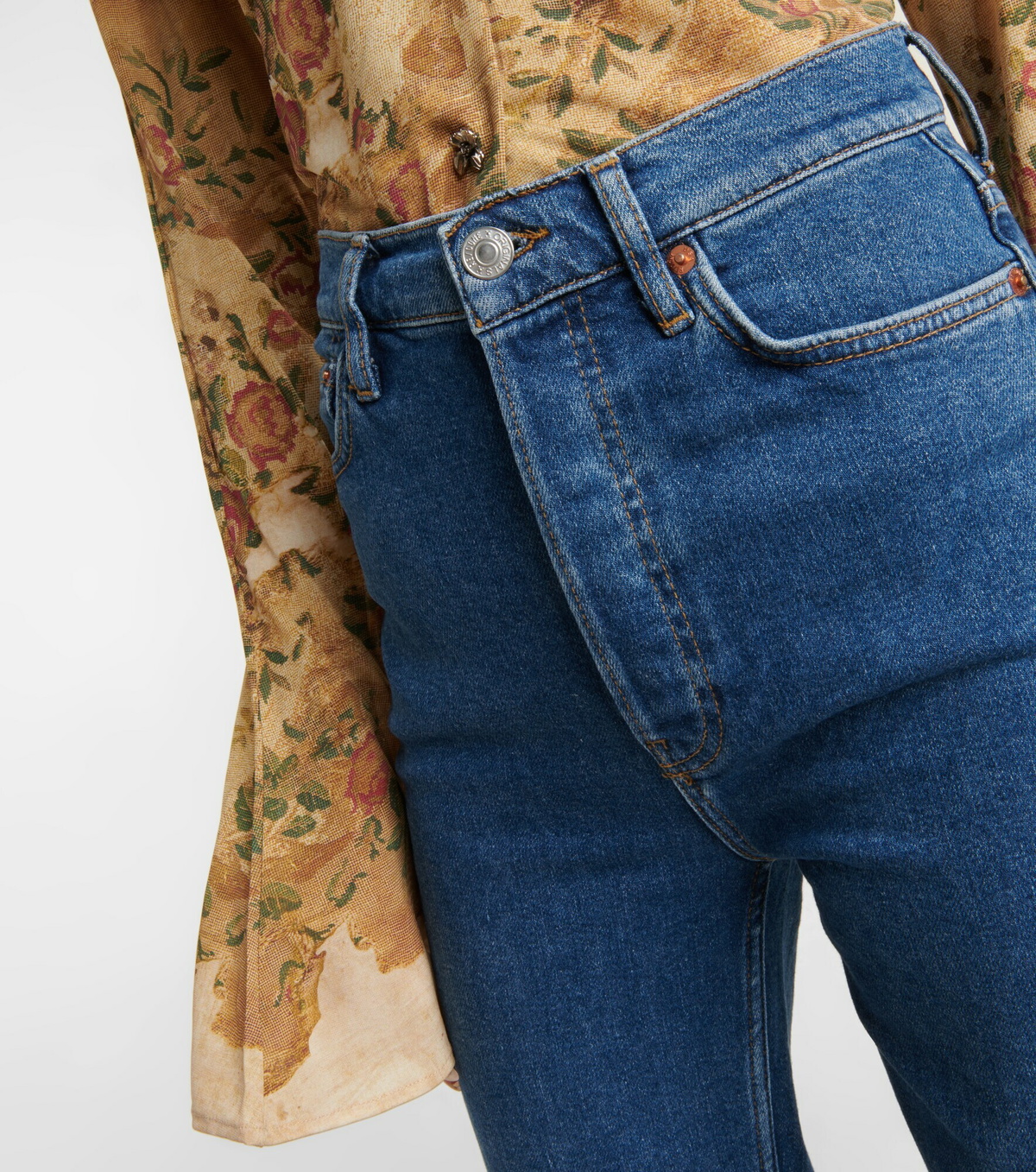Re/Done - 70s Stove Pipe high-rise jeans Re/Done