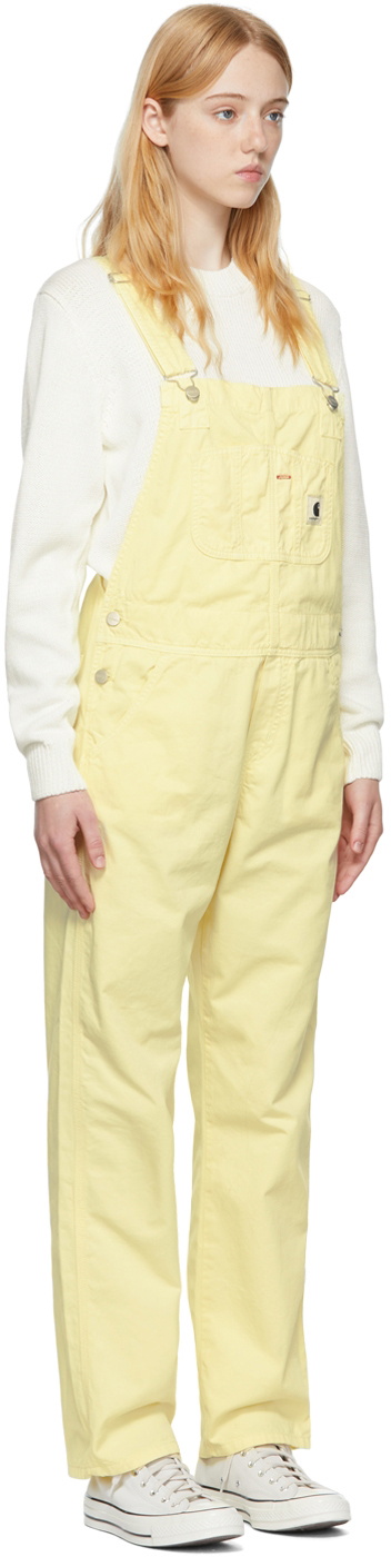 Carhartt Work In Progress Yellow Cotton Overalls Carhartt WIP