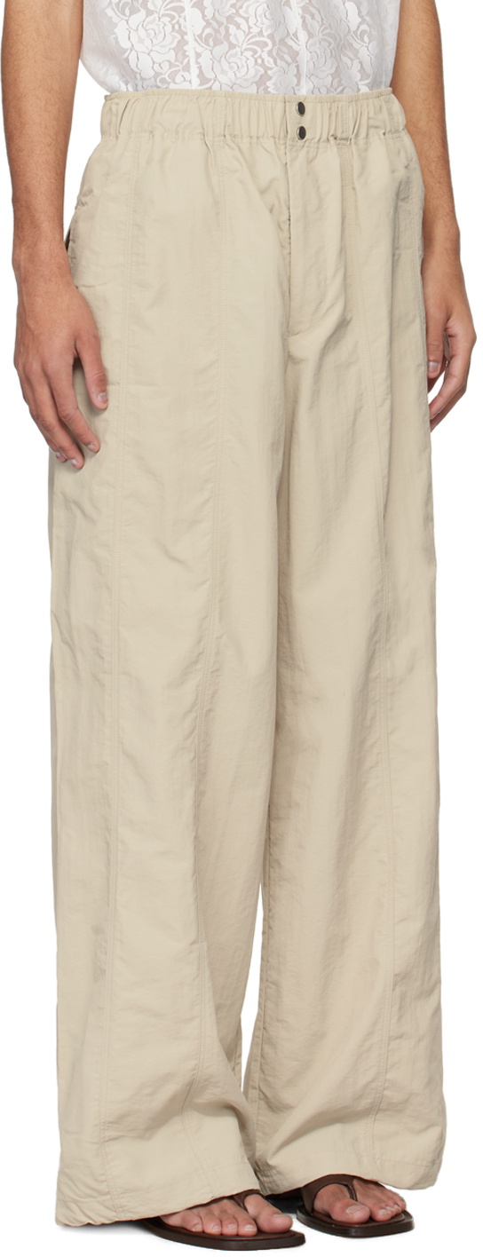 Birrot Beige Giwa Trousers Birrot