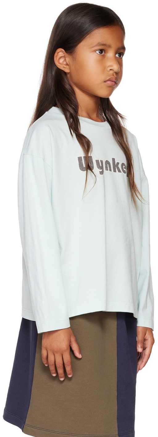 Wynken Kids Blue Logo Long Sleeve T-Shirt Wynken
