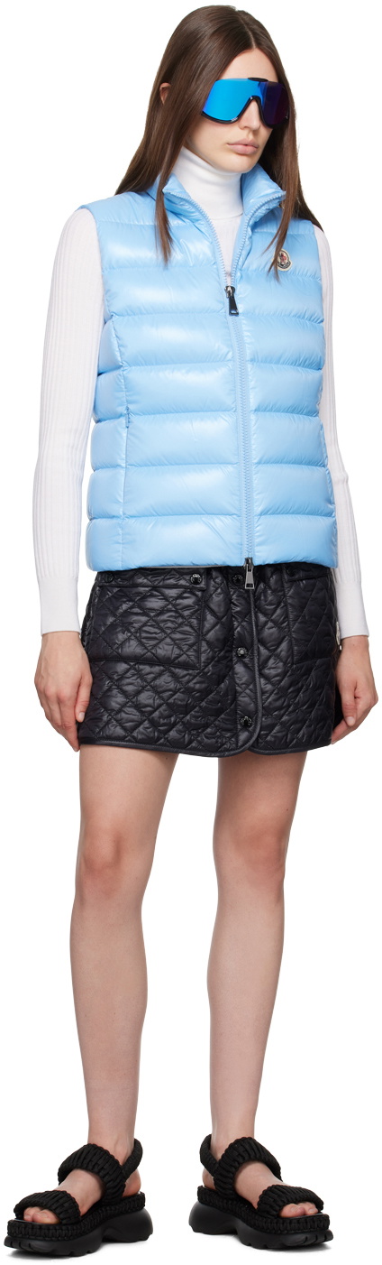 Moncler Blue Ghany Down Vest Moncler
