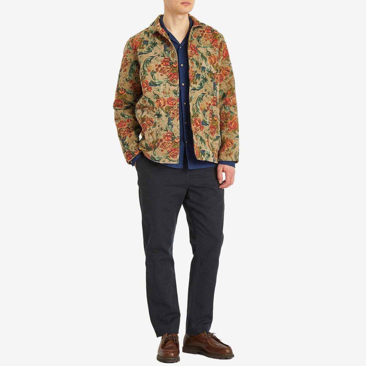 Kestin Men's Ormiston Jacket in Light Olive Floral Kestin Hare