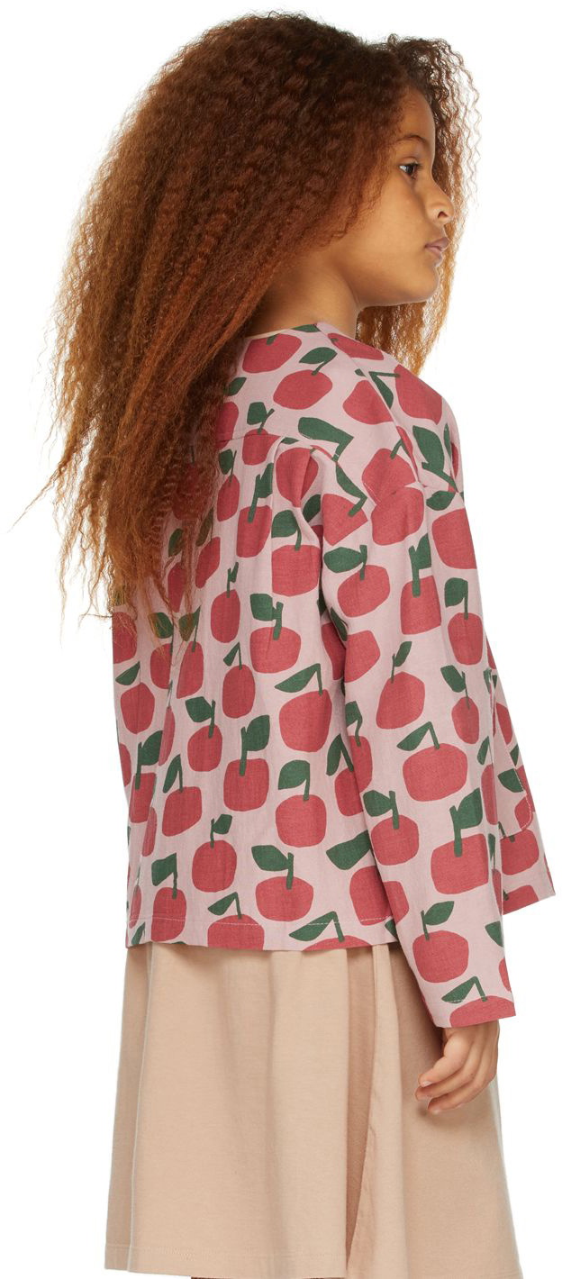 Jellymallow Kids Pink Apple Cardigan Jellymallow