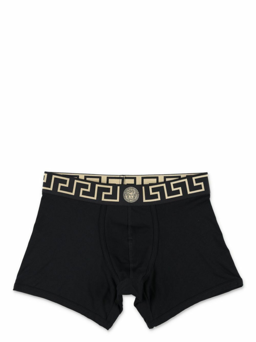 Versace Greca Border Long Boxers (pack Of Two) Versace