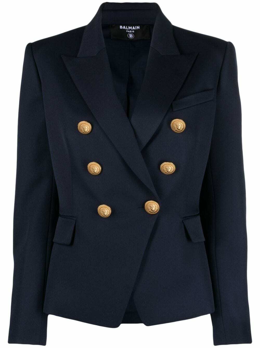 BALMAIN - Wool Double-breasted Jacket Balmain